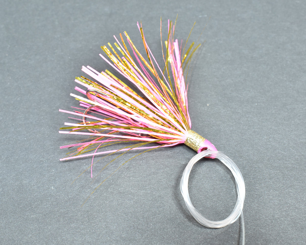 UV Golden Shrimp - Coho Slider Fly – SalmonElixir.com