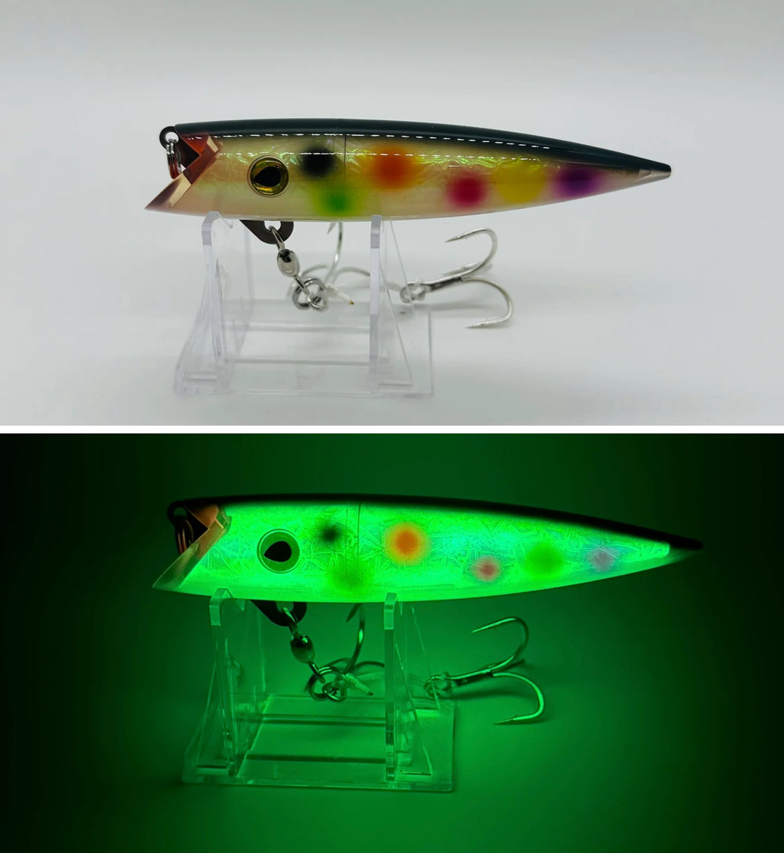 Crushed Glow Screwball - Salmon Plug – SalmonElixir.com