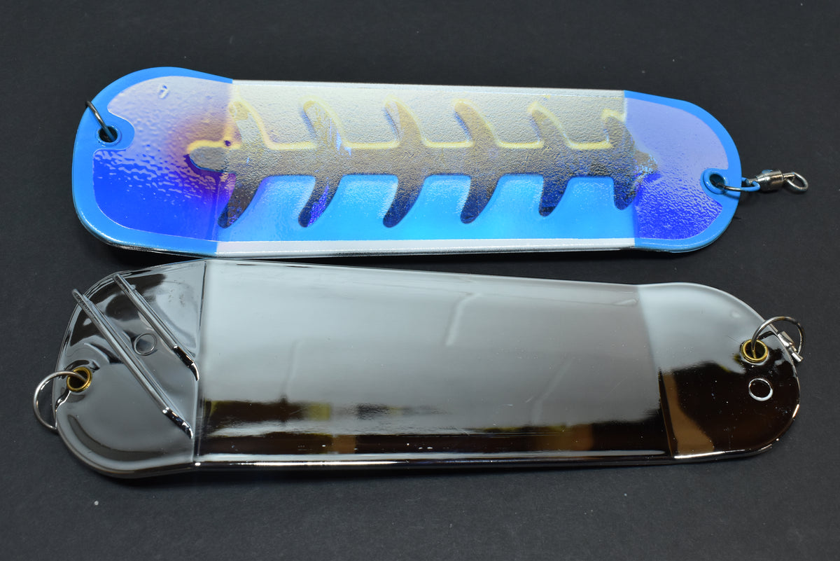 Arctic Frostbite - 8" Double Finned Flasher – SalmonElixir.com