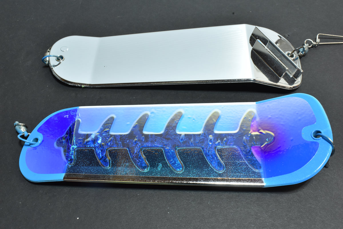 UV Icon Frost - 8" Double Finned Flasher – SalmonElixir.com