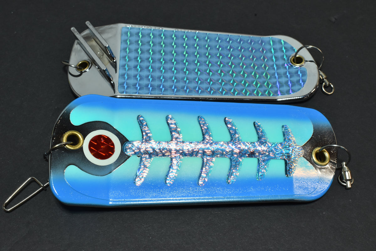 UV Glow Ice - 5 1/2" Coho Crusher Flasher – SalmonElixir.com