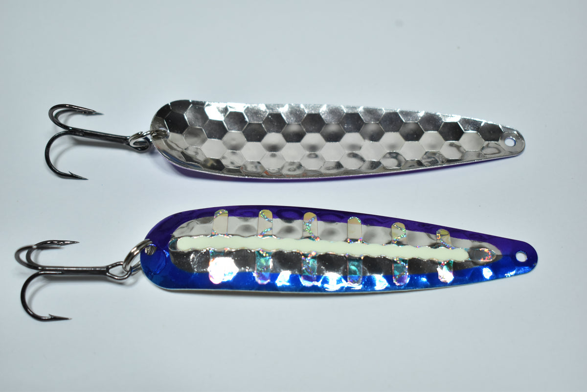 Cross Breed Glow - Standard Trolling Spoon – SalmonElixir.com