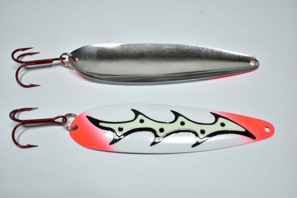 UV Bloody Nose Super Glow - Trolling Spoon – SalmonElixir.com