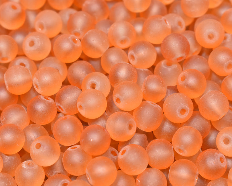 Natural Frosted Roe - Glass Steelhead & Trout Fishing Beads ...