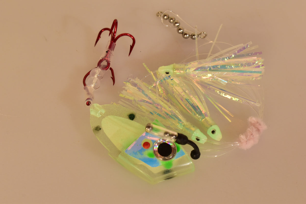 High Percentage - UV Clear Glow Herring Meat Rig – SalmonElixir.com