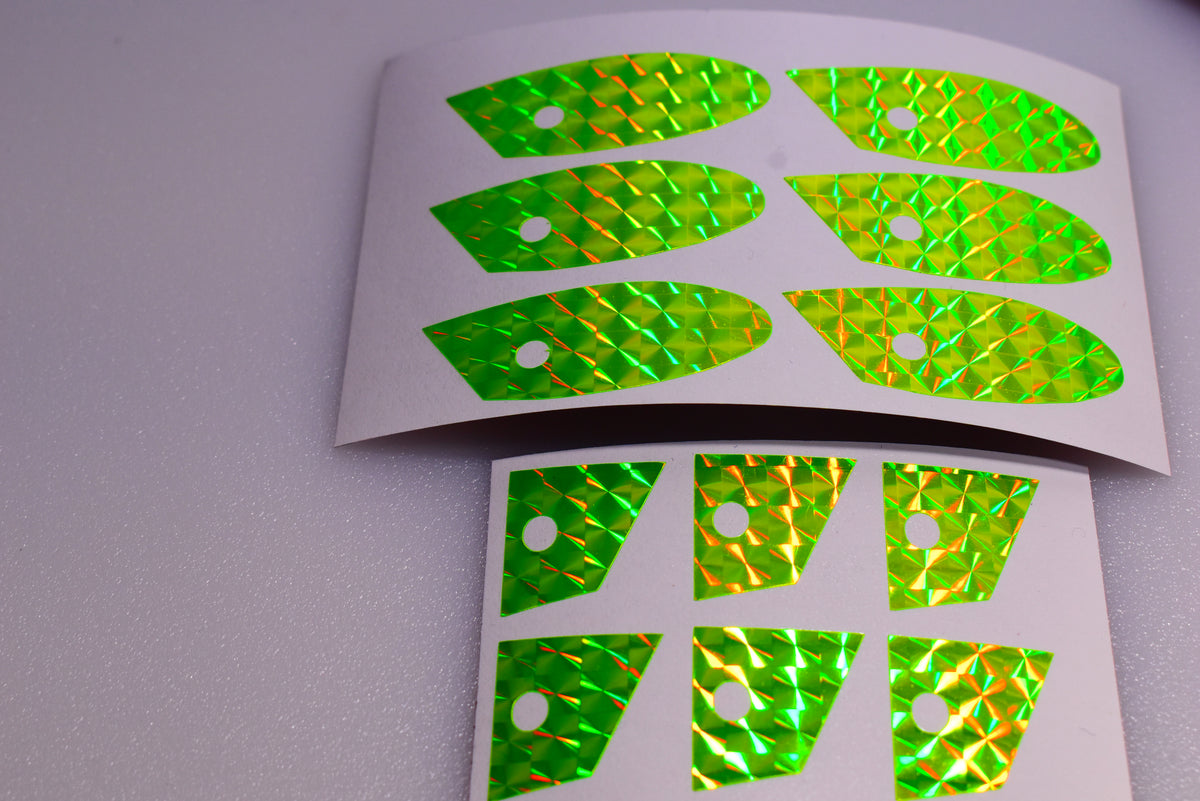 Holographic Chartreuse - Meat Head Tape – SalmonElixir.com
