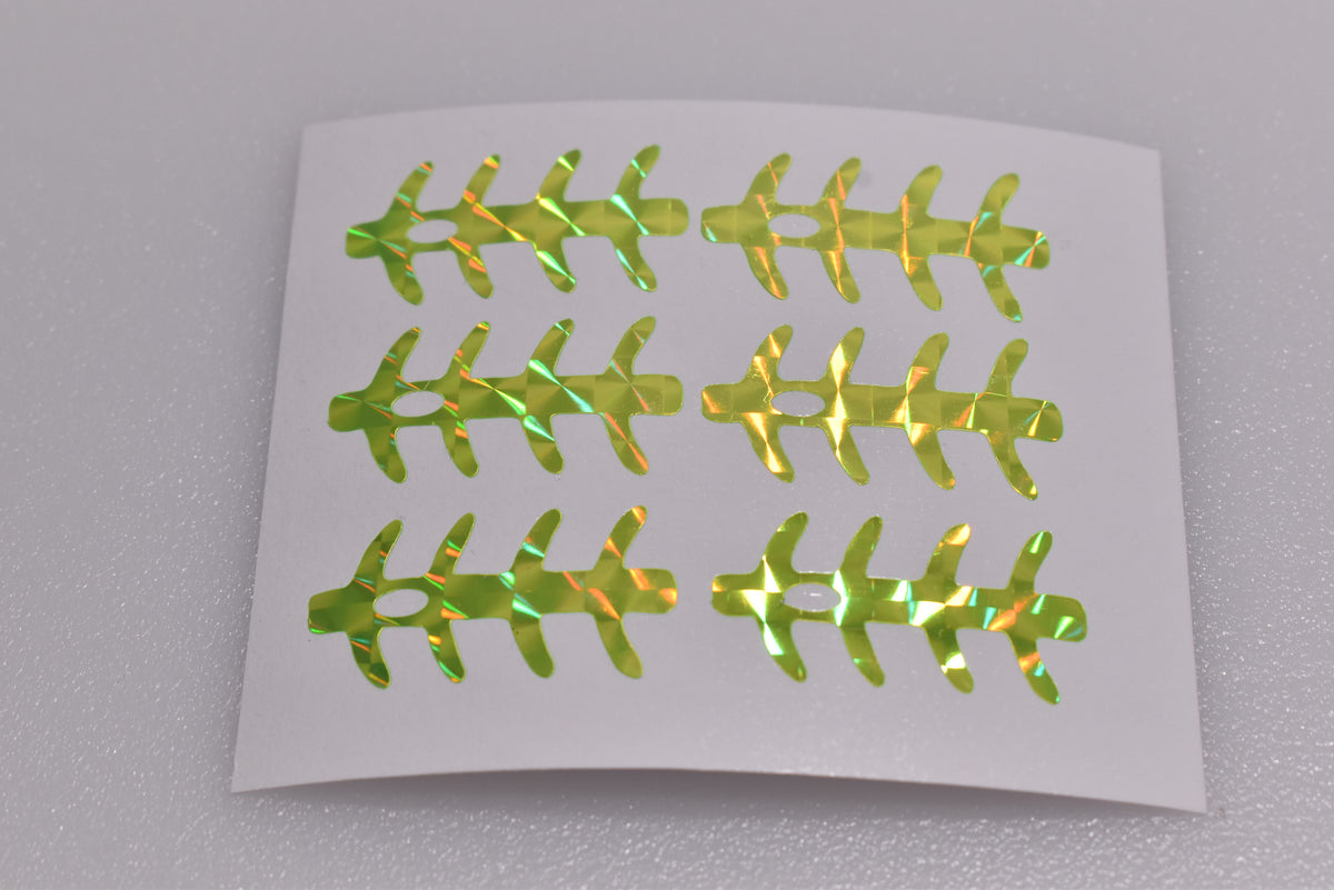 Prism Holographic Chartreuse - Meat Head Ladder Tape – SalmonElixir.com