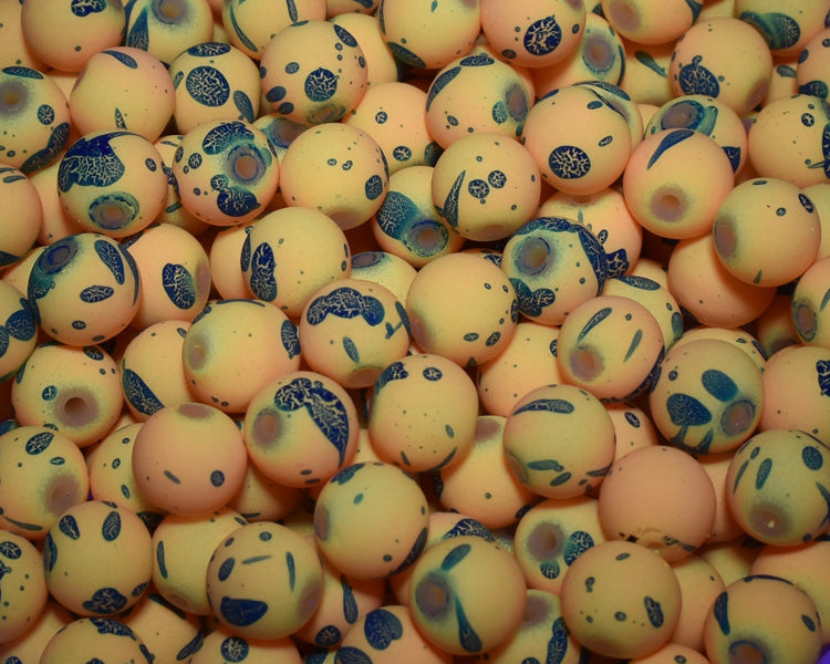 Orange Juice UV - Glass Steelhead & Trout Fishing Egg Beads ...