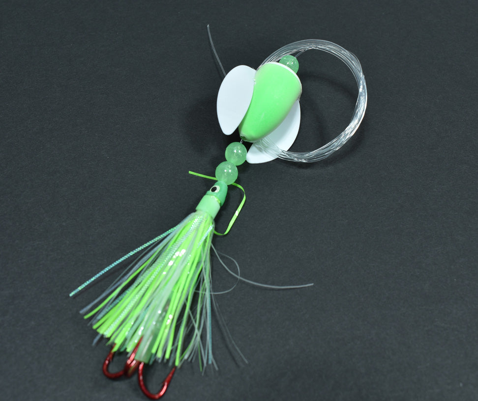 UV Lime Pearl - Lake Trout Spin-N-Glo – SalmonElixir.com