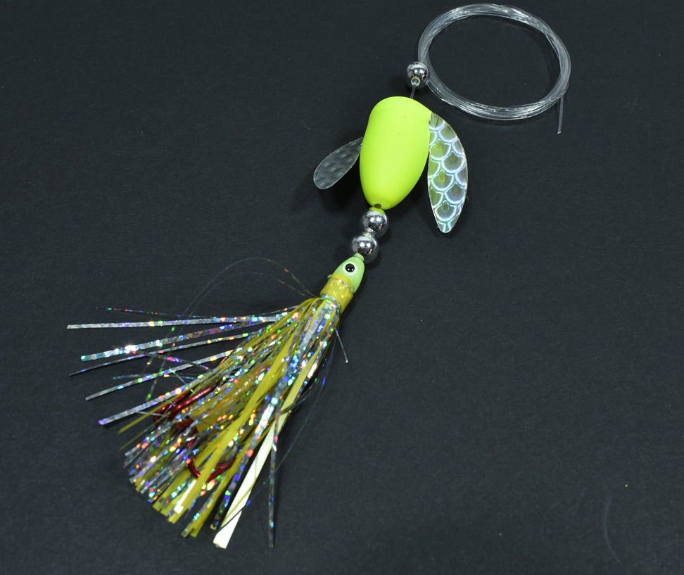 UV Yellow Tang - Lake Trout Spin-N-Glo – SalmonElixir.com